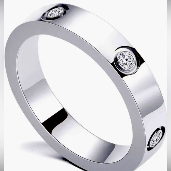 alexandras marks | Jewelry | New Cz Embezzled Ring | Poshmark